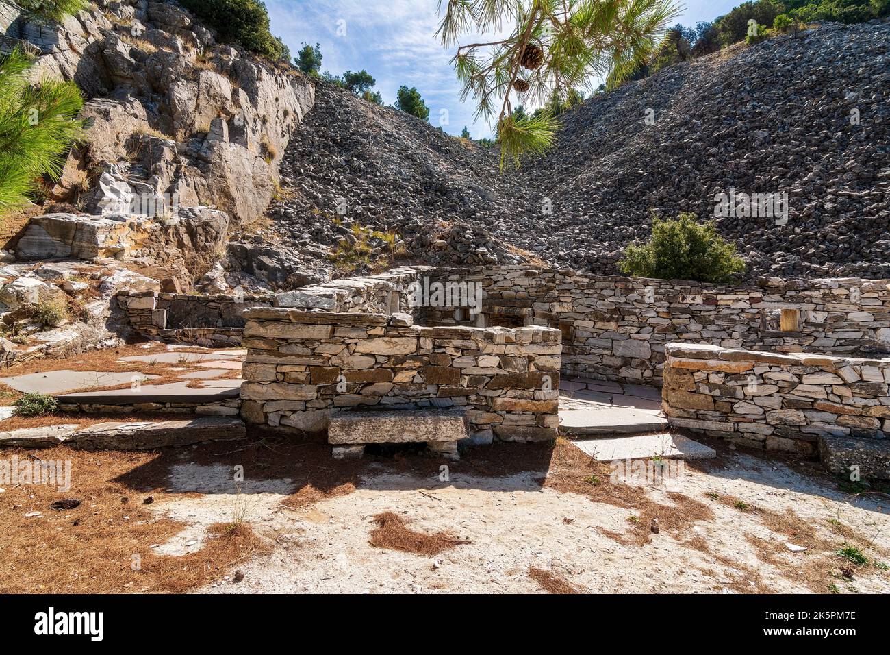 Penteli quarries hi-res stock photography and images - Alamy