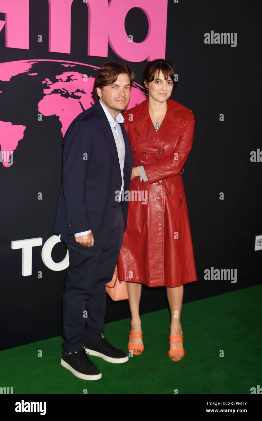 LOS ANGELES, CA - OCTOBER 08: (L-R) Emile Hirsch and Brooke Ramirez ...