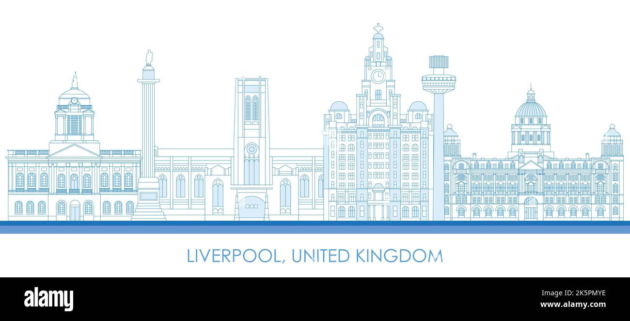Liverpool anglican cathedral historical Stock Vector Images - Alamy