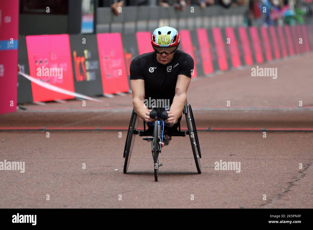 Daniel Romanchuk of the USA finishes second in the mens Wheelchair (T53 ...