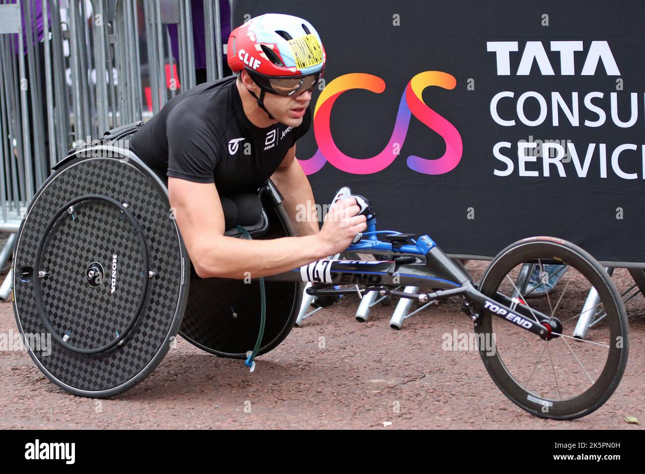 Daniel Romanchuk of the USA finishes second in the mens Wheelchair (T53 ...
