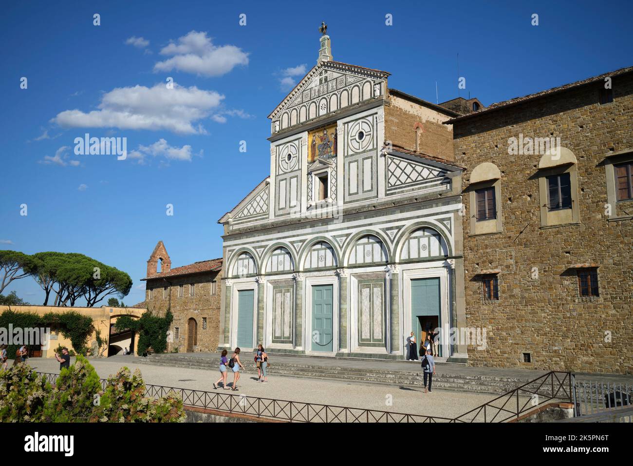 Basilica of San Miniato al Monte Florence Italy Stock Photo - Alamy