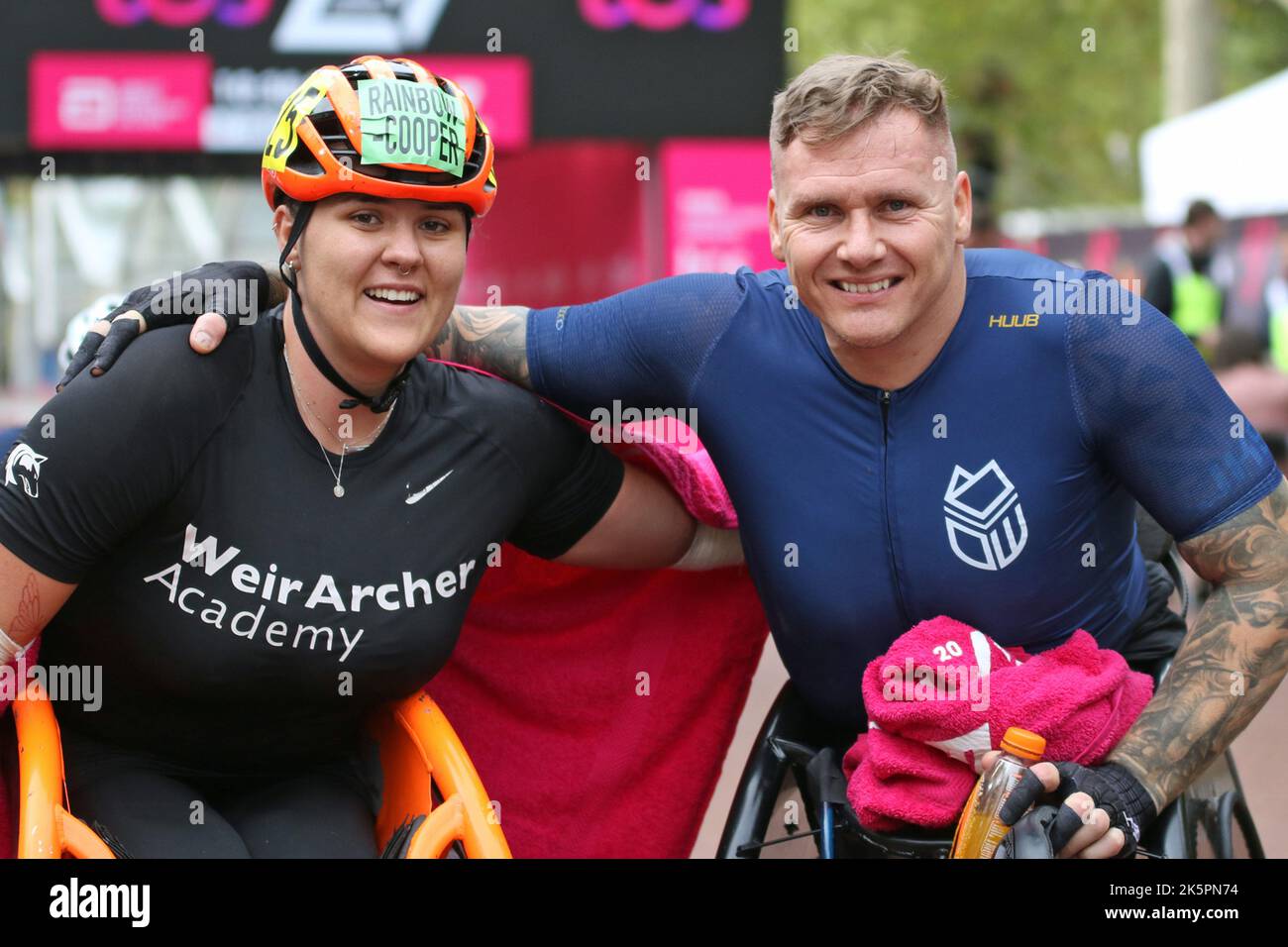 Eden Rainbow-Cooper and David Weir of Great Britain finished third in ...