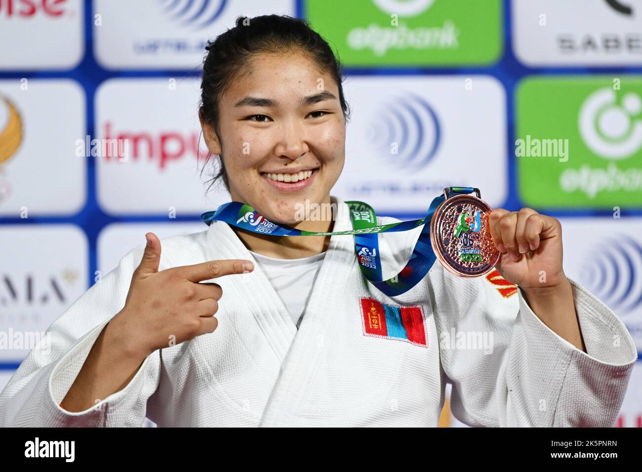 Tashkent, Uzbekistan. Credit: MATSUO. 8th Oct, 2022. Enkhriilen ...