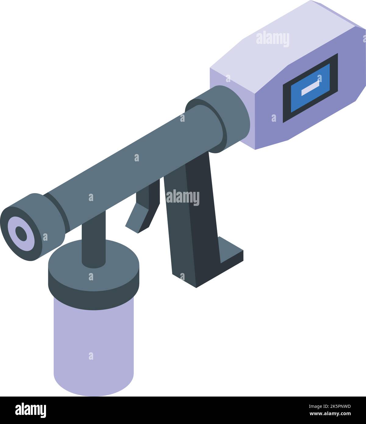 Electrical painter icon isometric vector. Paint spray. Gun car Stock ...