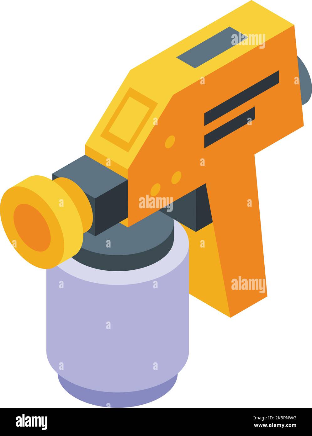 Powder coating gun Stock Vector Images - Alamy