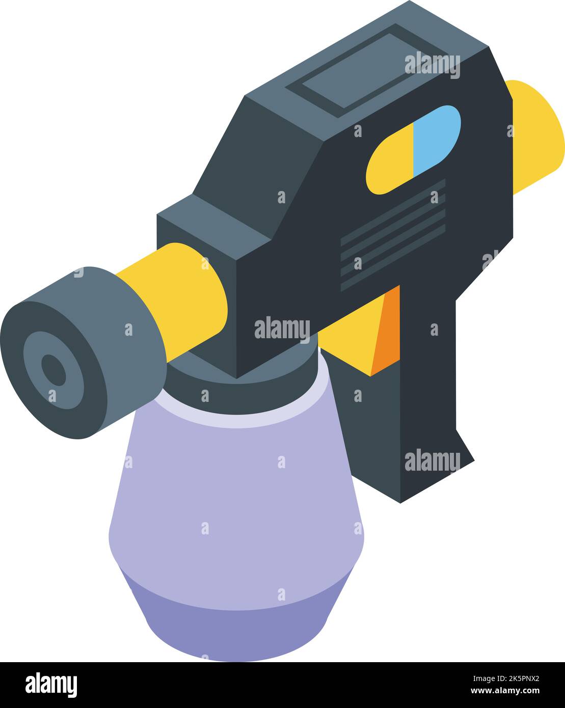 Powder coating gun Stock Vector Images - Alamy