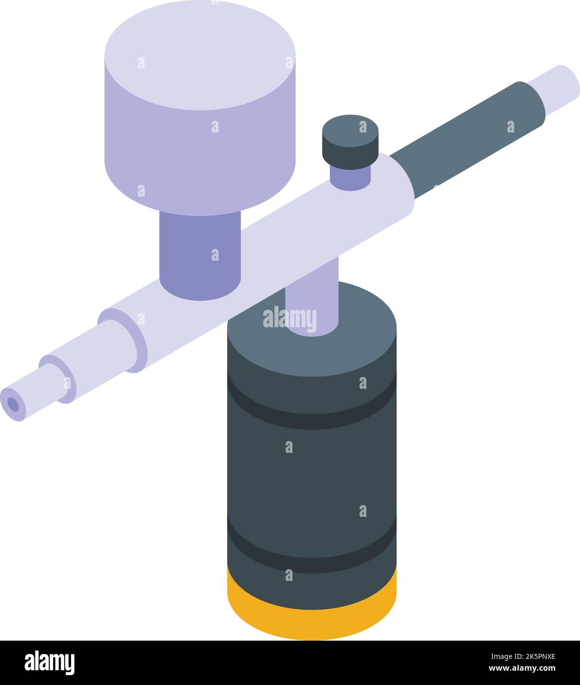 Powder coating gun Stock Vector Images - Alamy