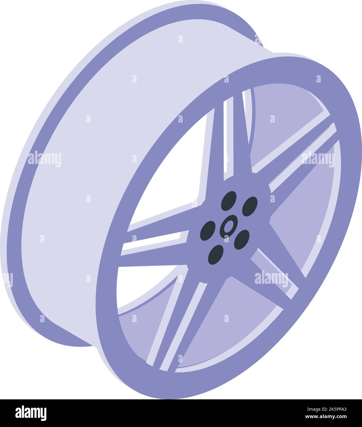 Tuning wheel icon isometric vector. Car rim. Speed automobile Stock ...