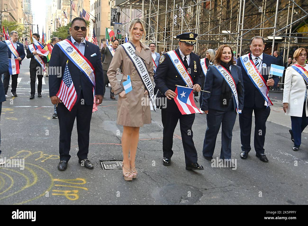 Miss Universe Honduras Rebecca Rodriguez Mora attends the Hispanic Day ...