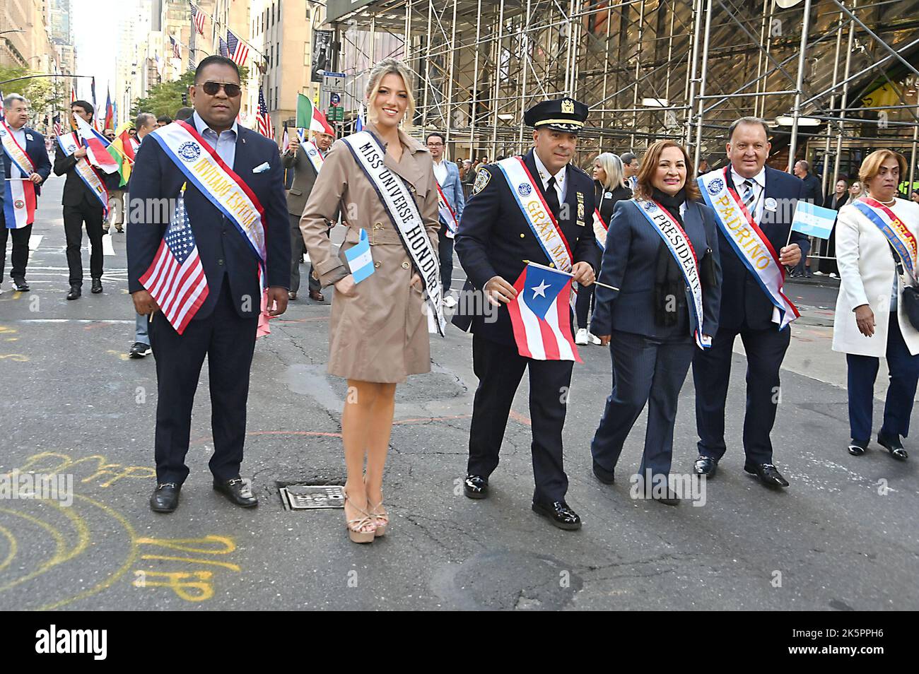 Miss Universe Honduras Rebecca Rodriguez Mora attend the Hispanic Day ...