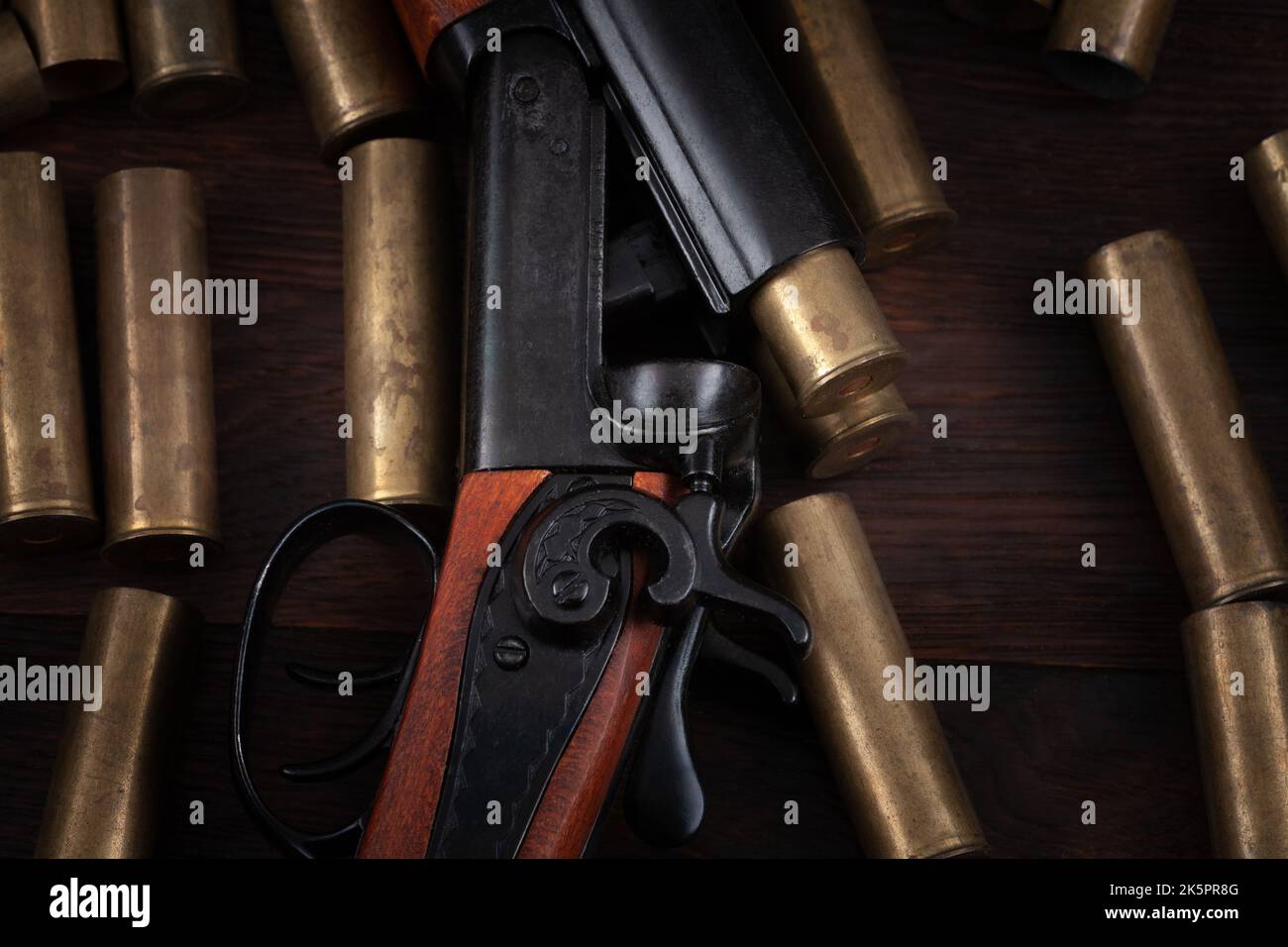Sawn off shotgun wild west hi-res stock photography and images - Alamy