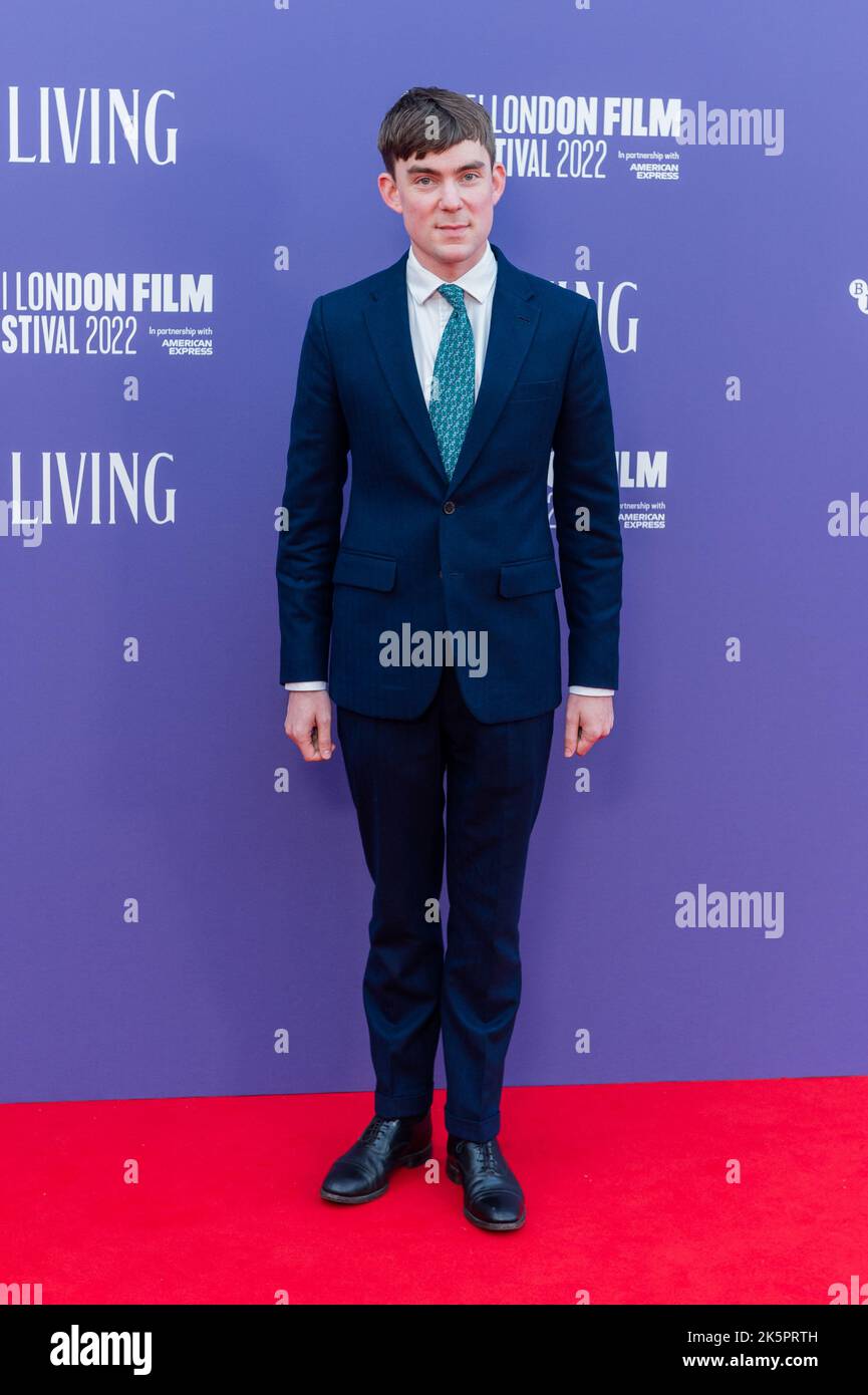 London, UK. 09th October, 2022. Hubert Burton attends the UK premiere ... London, UK. 09th October, 2022. Hubert Burton attends the UK premiere ...