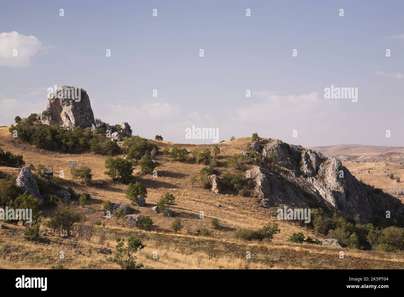 Settlement structures at the site of the ancient Hittite capital city ...
