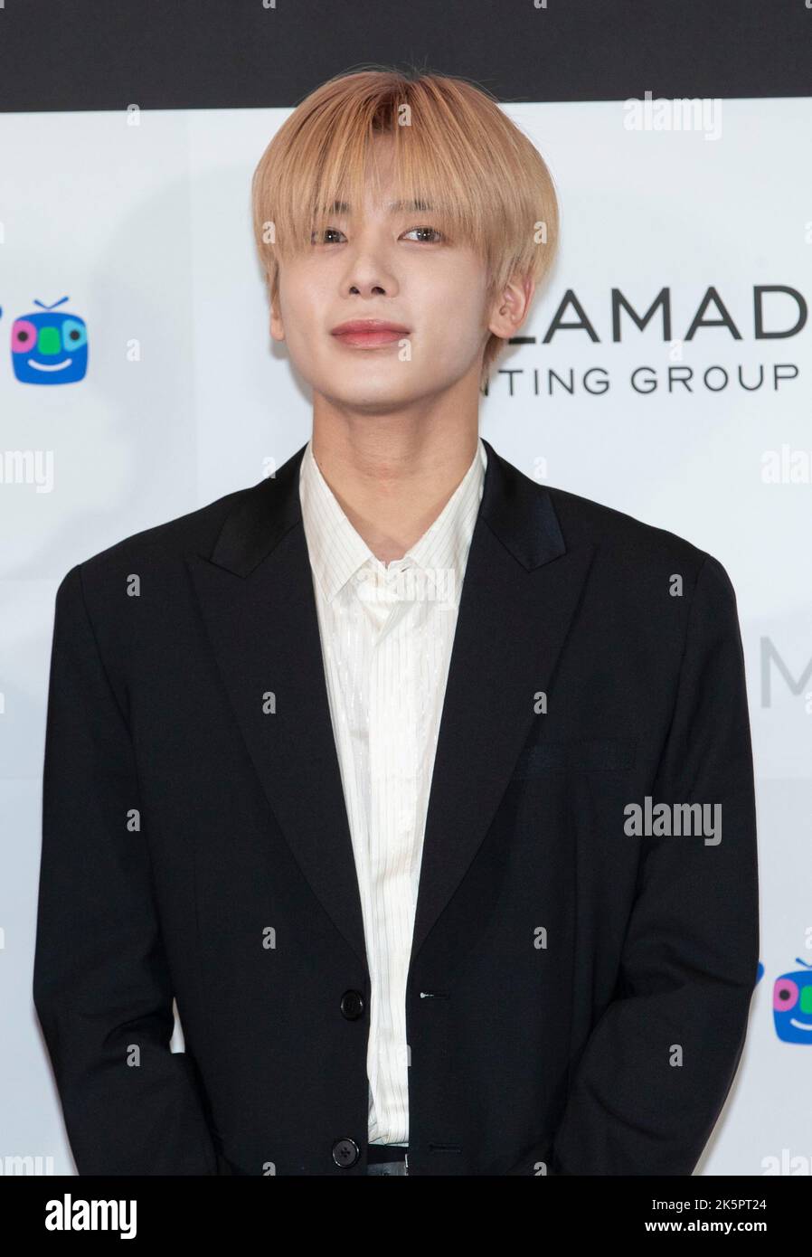 Seoul, South Korea. 8th Oct, 2022. South Korean-Japanese boy band Tomorrow X Together, (TXT ...