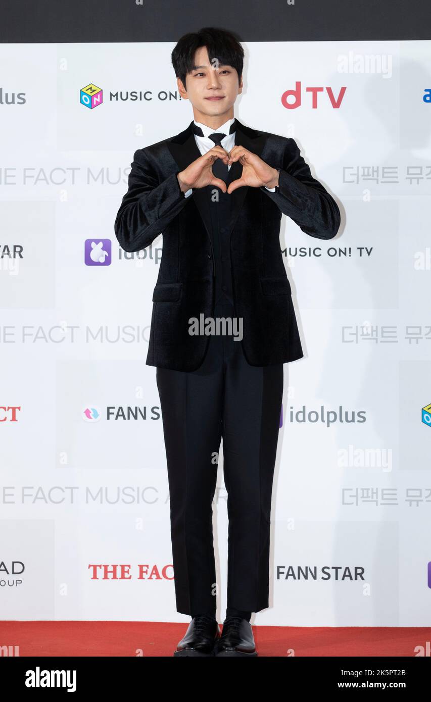 Seoul, South Korea. 8th Oct, 2022. South Korean singer Hwang Chi-yeul ...