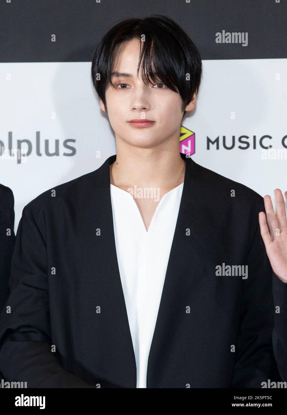 Seoul, South Korea. 8th Oct, 2022. South Korean-Japanese boy band Tomorrow X Together, (TXT ...