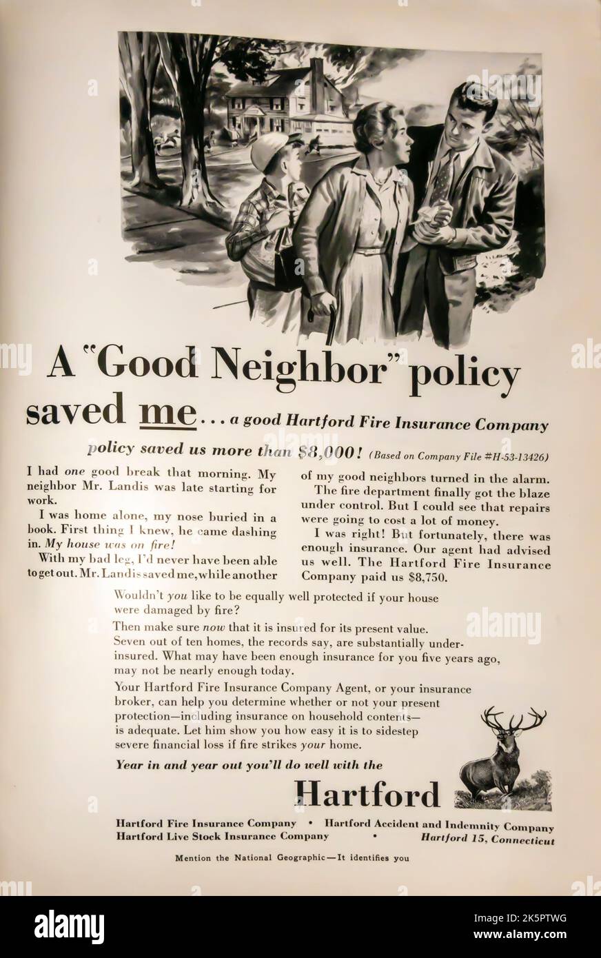 Insurance ads hi-res stock photography and images - Alamy