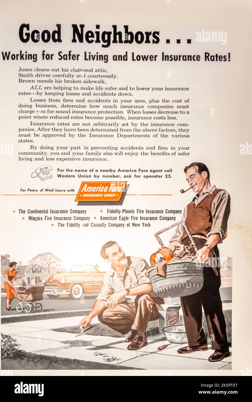 1950s magazine ads hi-res stock photography and images - Alamy