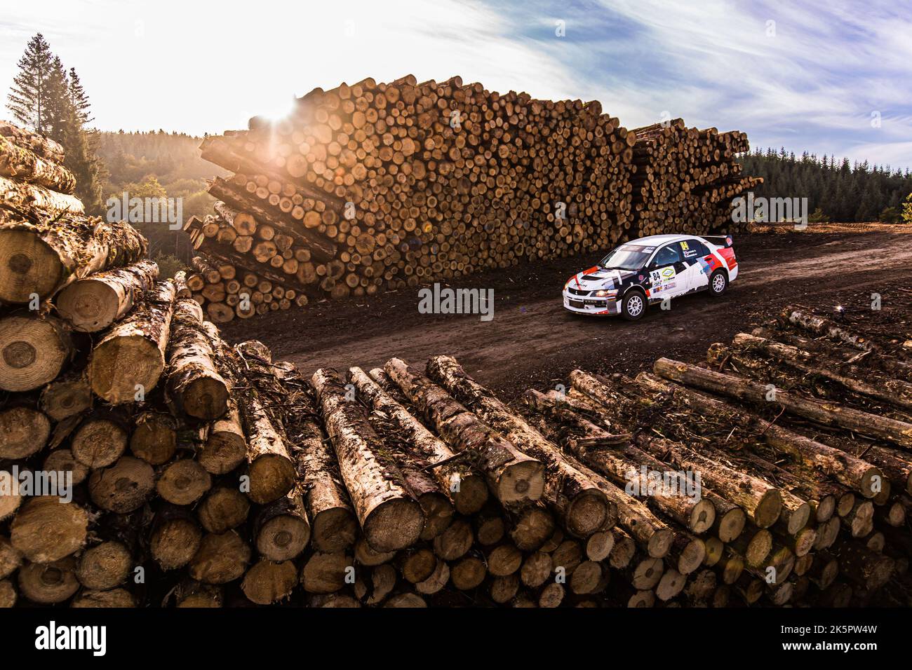 84 RAYMOND Pierre, RAYMOND Alain, Mitsubishi N4, action during the Rallye Terre des Cardabelles ...