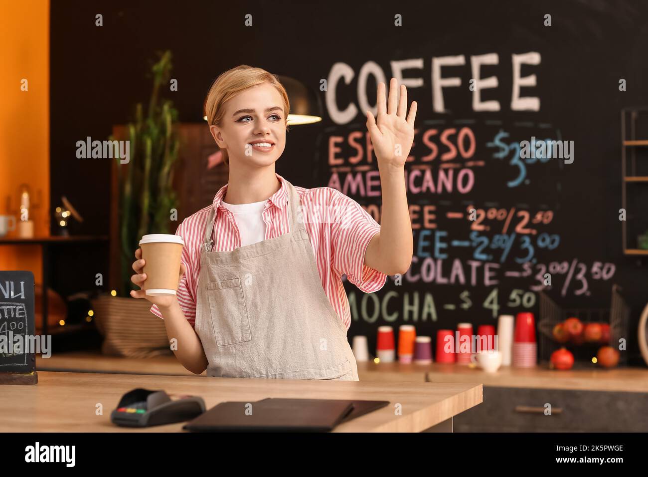 Hand waving machine hi-res stock photography and images - Alamy