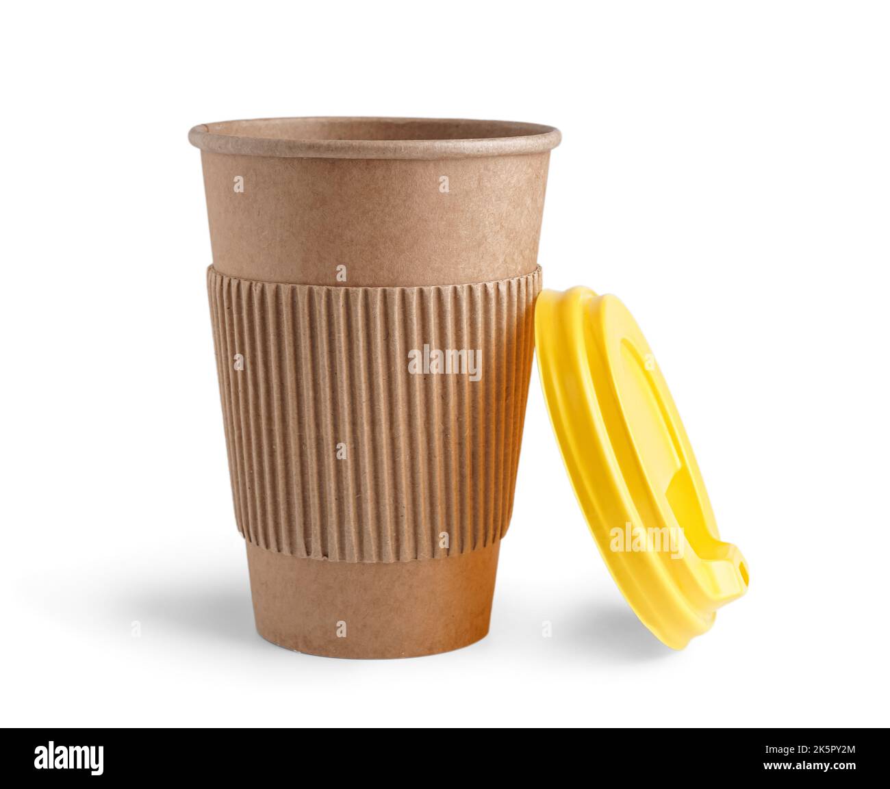 Paper cup isolated on white background Stock Photo - Alamy