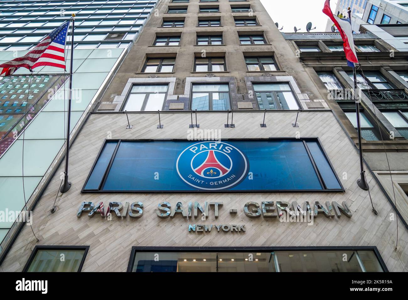 he Official Paris Saint-Germain Flagship store on 5th Avenue in New ...