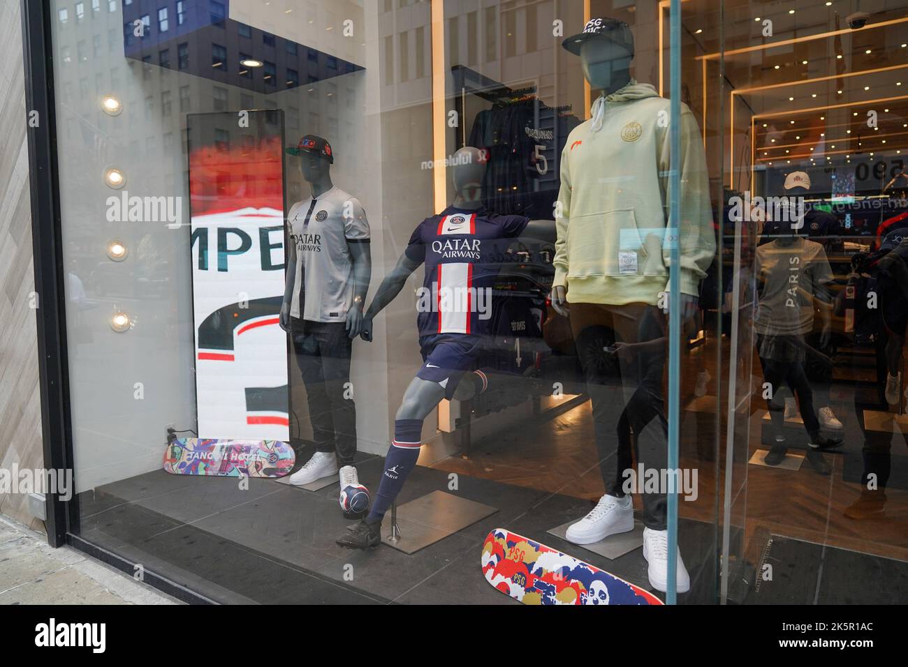 he Official Paris Saint-Germain Flagship store on 5th Avenue in New ...