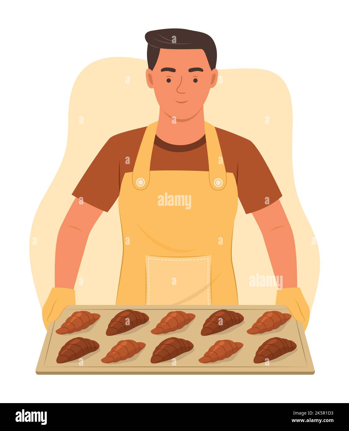 Male hand holding staff Stock Vector Images - Alamy