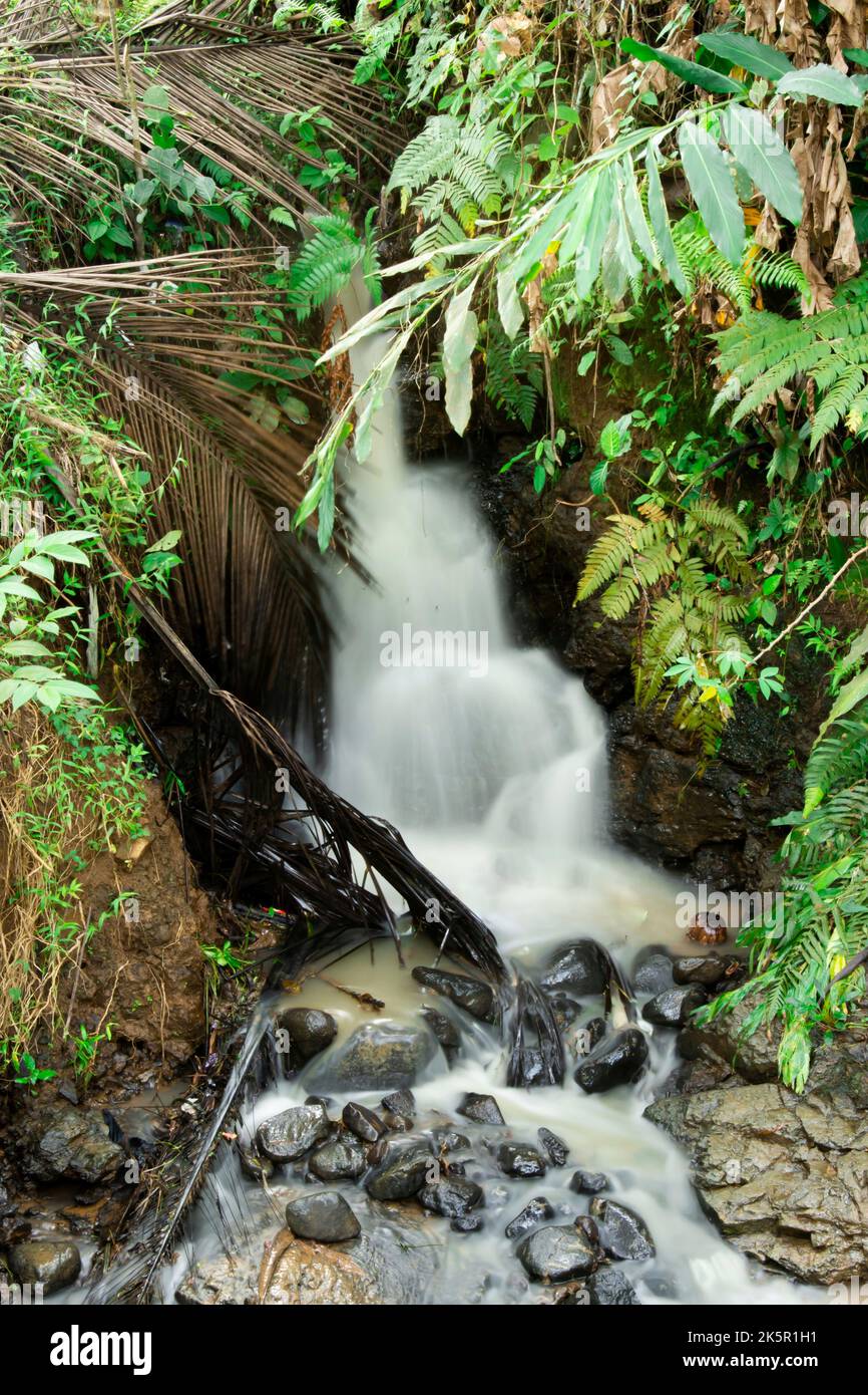 small waterfall and small river landscape photography Stock Photo - Alamy