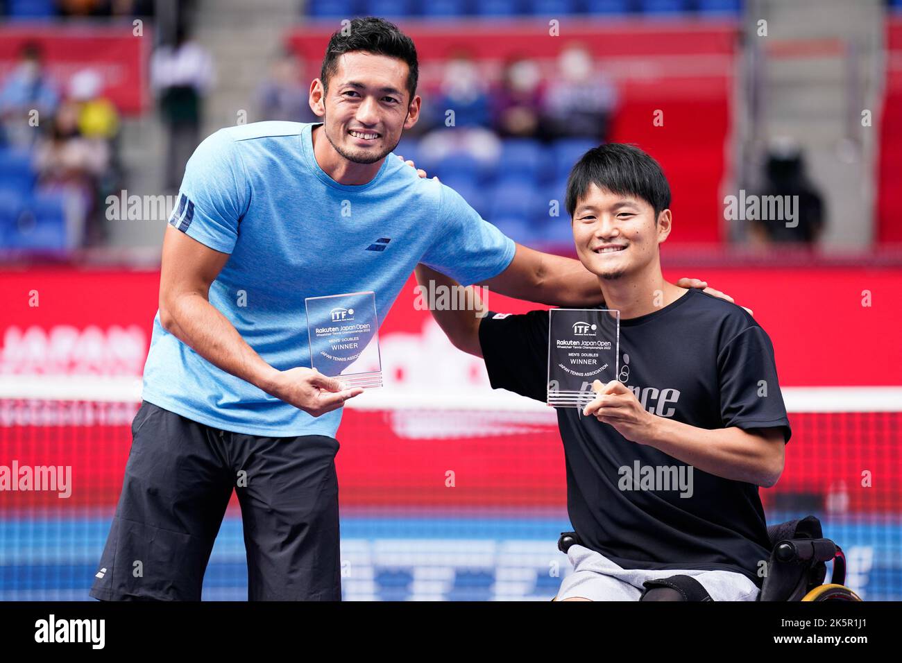 Tokyo, Japan. 8th Oct, 2022. (L-R) Daisuke Arai (JPN), Takuya Miki (JPN ...