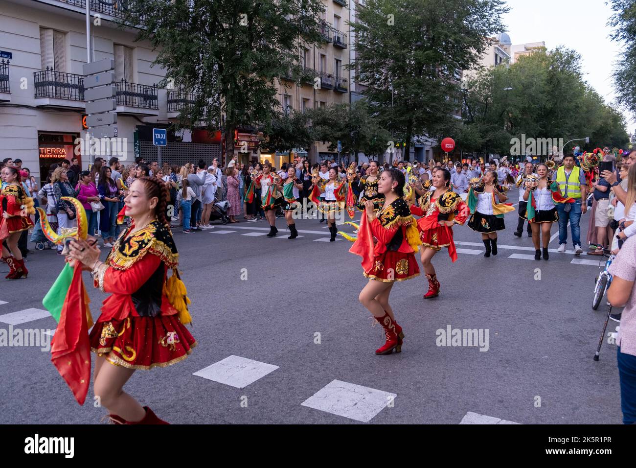 Madrid, Spain October 08 2022 Festivel Hispanidades Stock Photo - Alamy