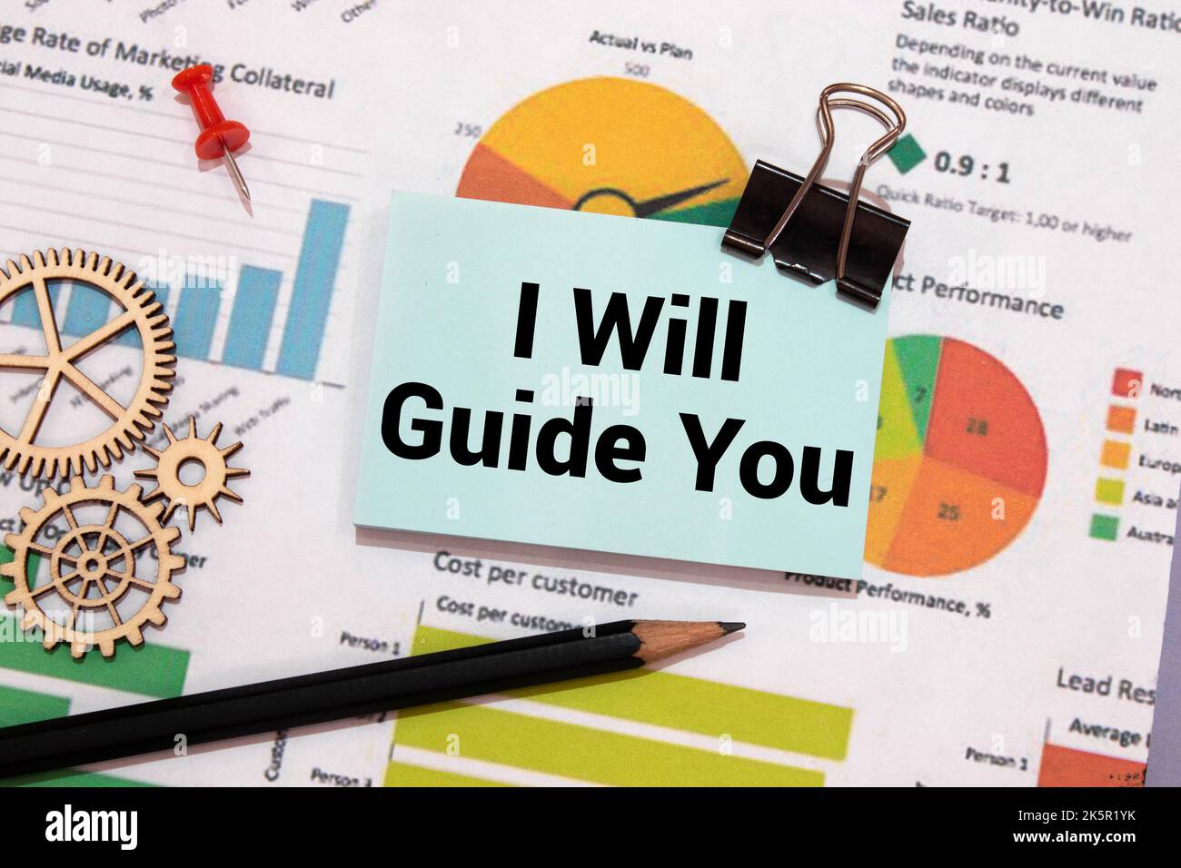 Leader showing the way to success hi-res stock photography and images ...