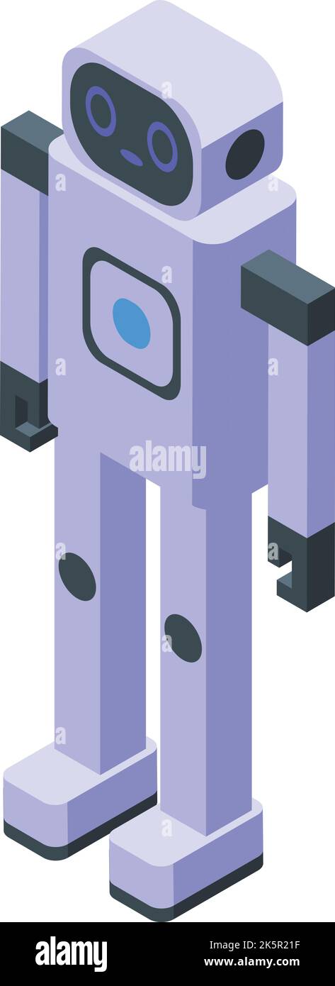 Ai robot icon isometric vector. Tech smart. Bot future Stock Vector ...