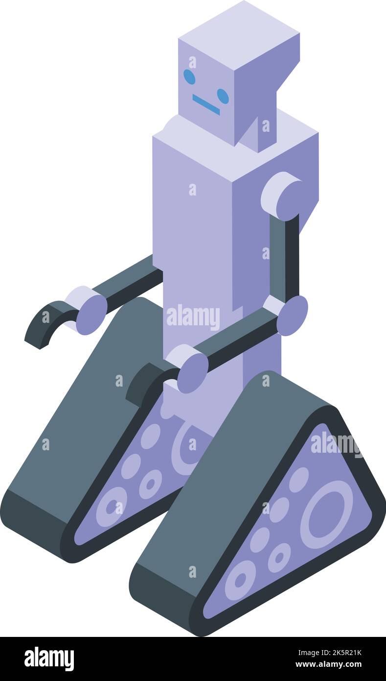 Cart robotics icon isometric vector. Smart tech. Bot future Stock ...