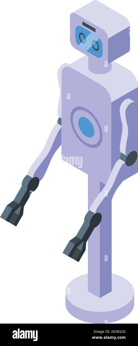 Virtual bot icon isometric vector. Smart tech. Help program Stock ...