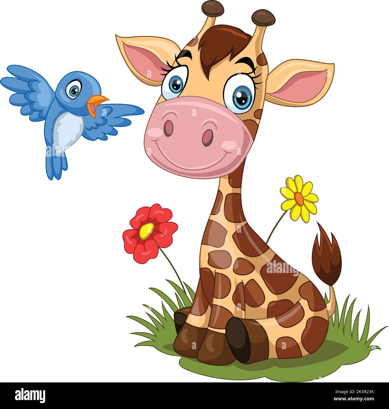 Green grass brown bird Stock Vector Images - Alamy