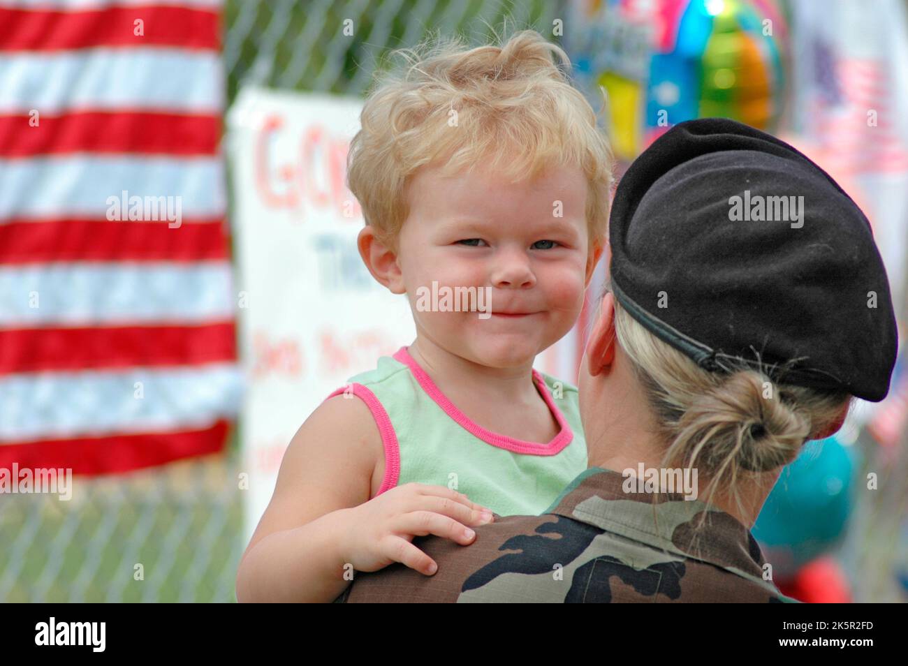 Female soldier at site of memorial of 14 dead Marines in Brook Park ...