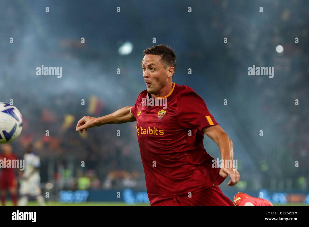 October 9, 2022, Italy: Rome, Italy 9th October 2022: Nemanja Matic of ...