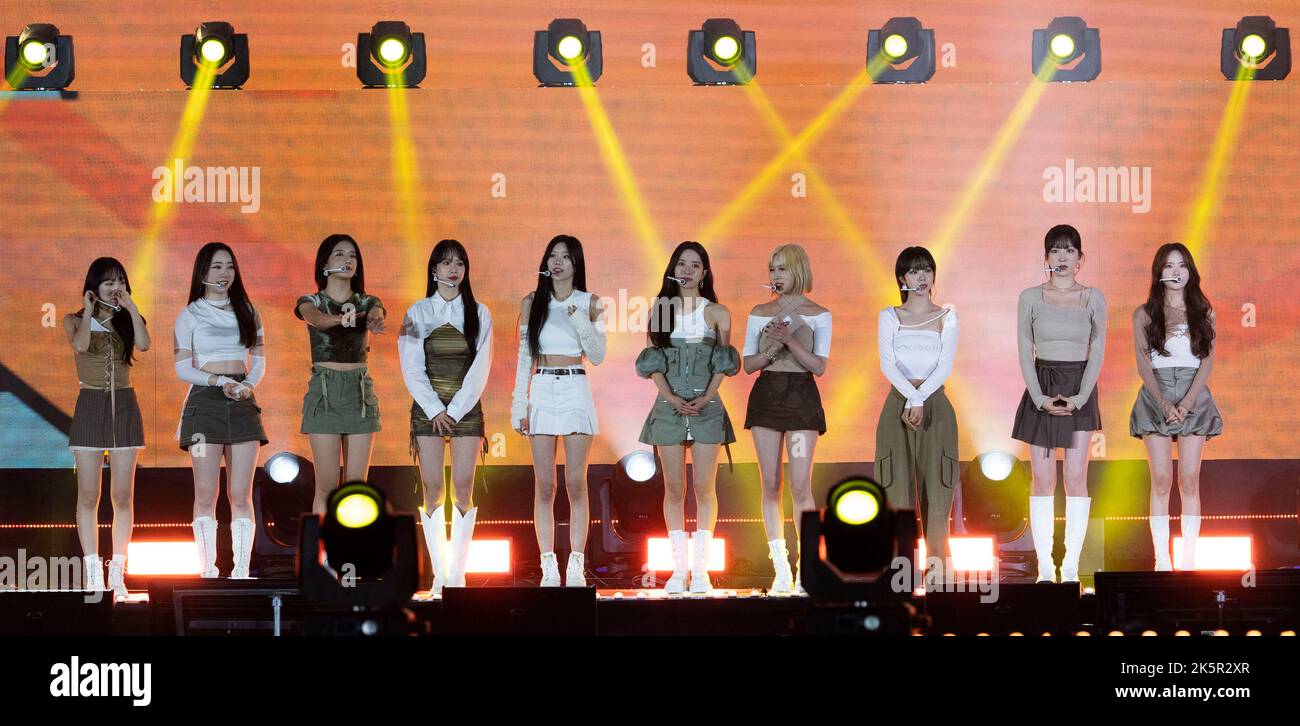 7 October 2022 - Seoul, South Korea : South Korean K-Pop girl group ...