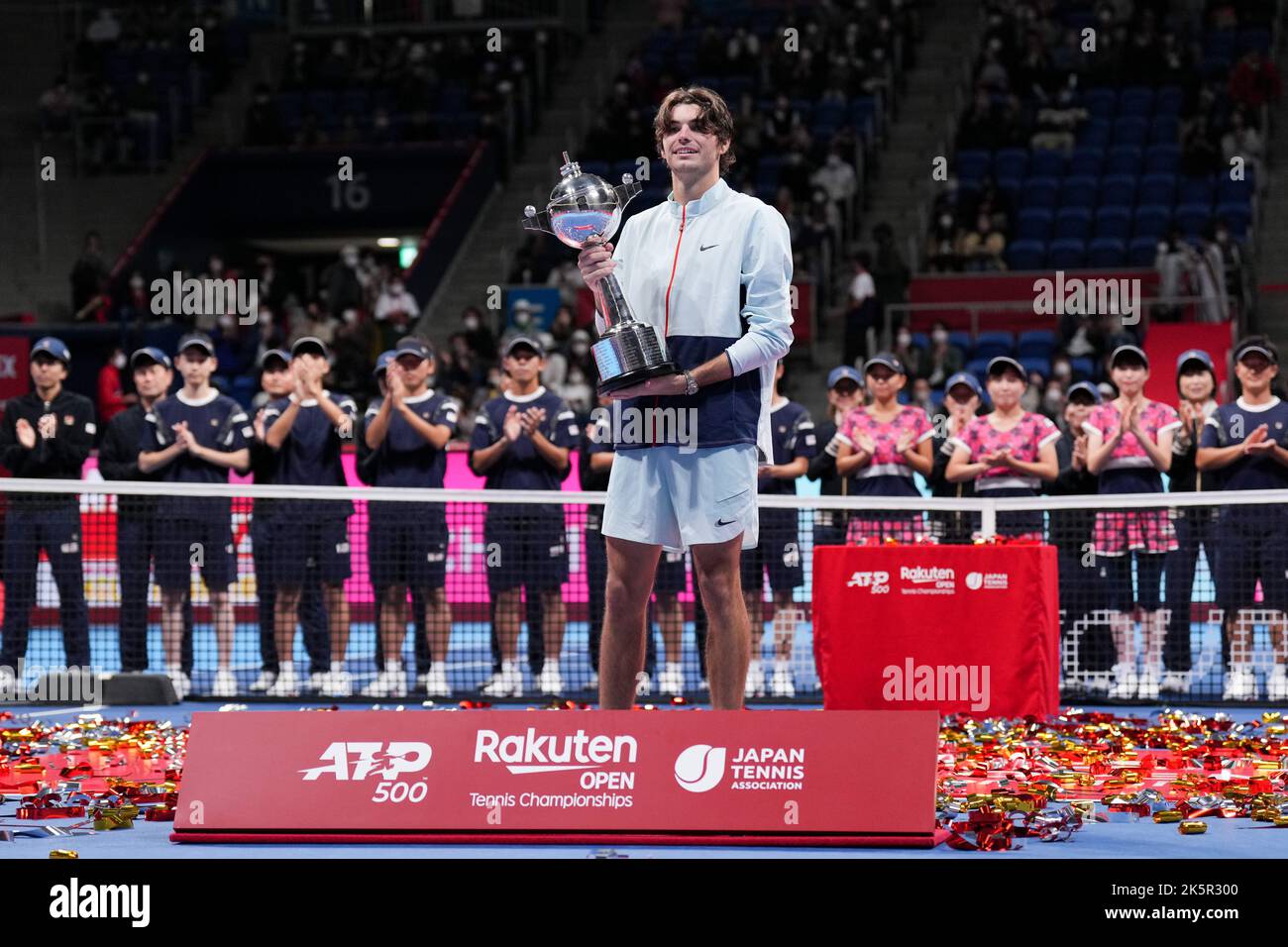 Tokyo, Japan. 9th Oct, 2022. Taylor Fritz (USA) Tennis : Rakuten Japan ...