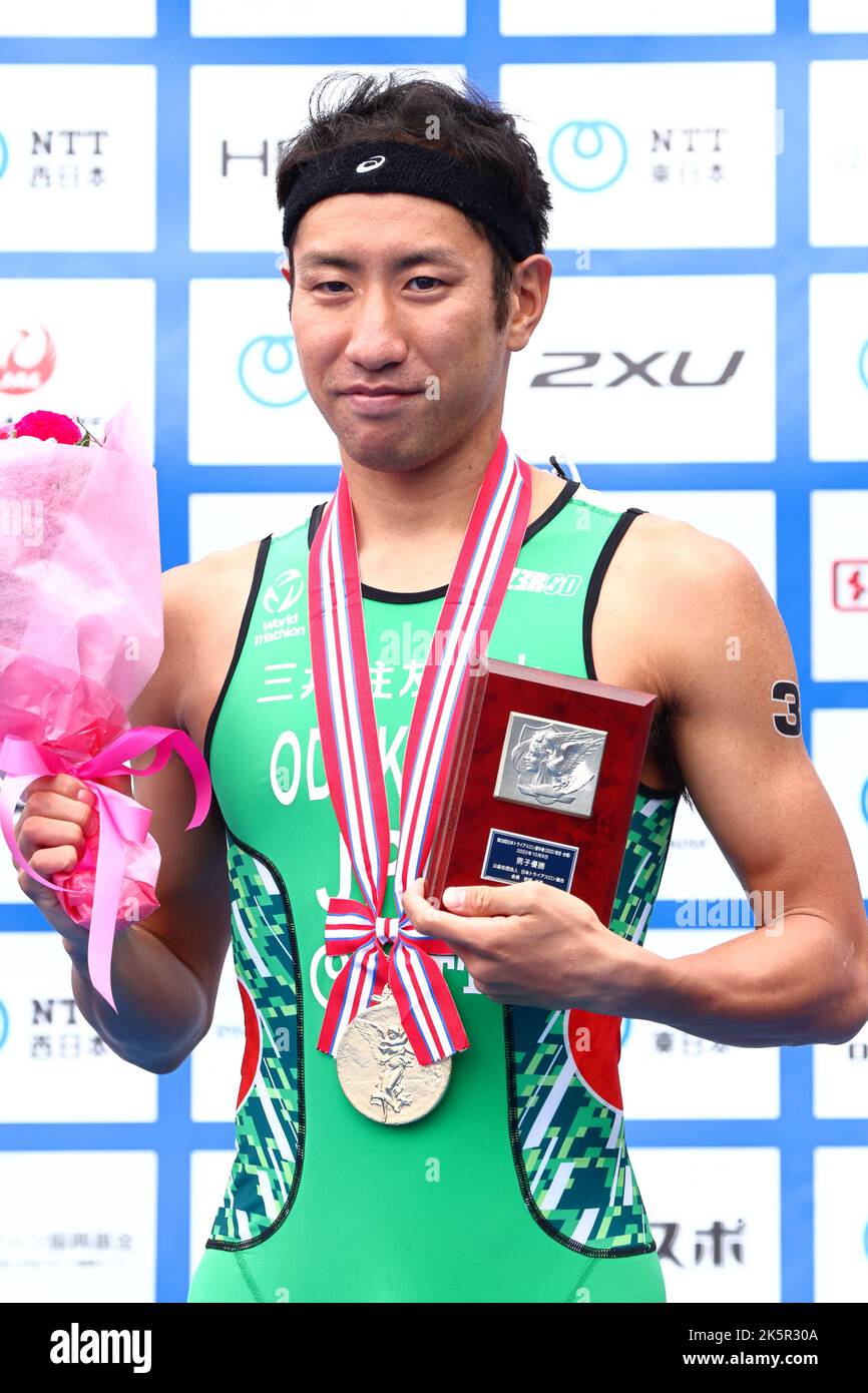 Odaiba, Tokyo, Japan. 9th Oct, 2022. Makoto Odakura Triathlon : the ...