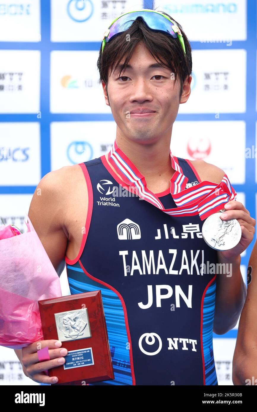 Odaiba, Tokyo, Japan. 9th Oct, 2022. Ryoya Tamazaki Triathlon : the 28th Japan Triathlon ...