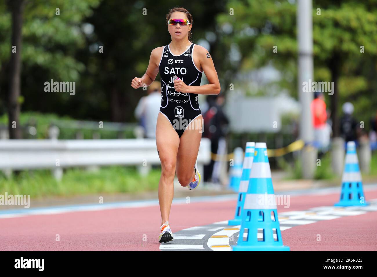 Odaiba, Tokyo, Japan. 9th Oct, 2022. Yuka Sato Triathlon : the 28th ...
