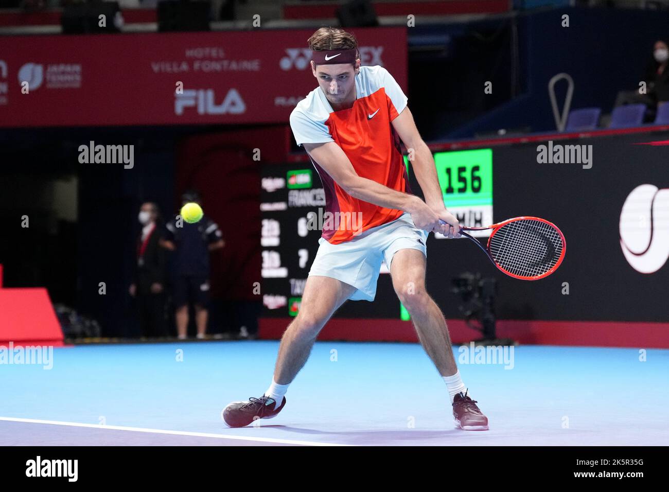 Tokyo, Japan. 9th Oct, 2022. Taylor Fritz (USA) Tennis : Rakuten Japan ...