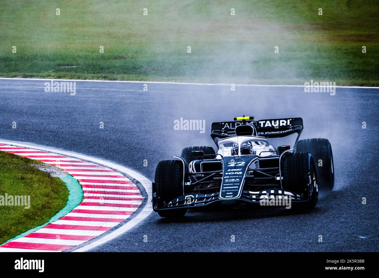 Suzuka, Japan. 09th Oct, 2022. SUZUKA, JAPAN, 07.10.2022; #22, Yuki TSUNODA, JAP, Team Scuderia ...