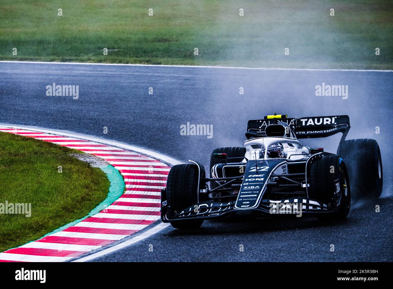 Suzuka, Japan. 09th Oct, 2022. SUZUKA, JAPAN, 07.10.2022; #22, Yuki TSUNODA, JAP, Team Scuderia ...