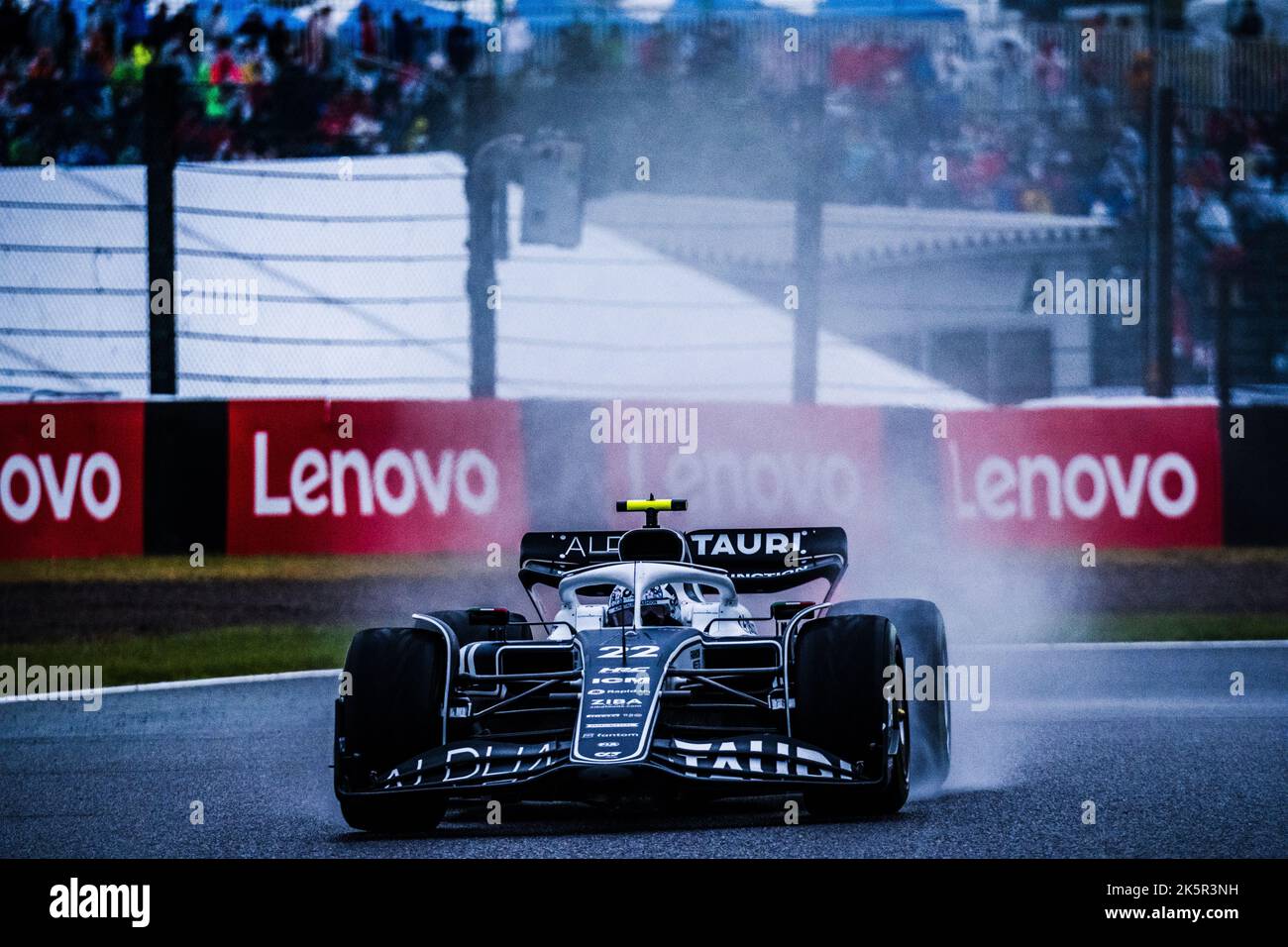 Suzuka, Japan. 09th Oct, 2022. SUZUKA, JAPAN, 07.10.2022; #22, Yuki TSUNODA, JAP, Team Scuderia ...