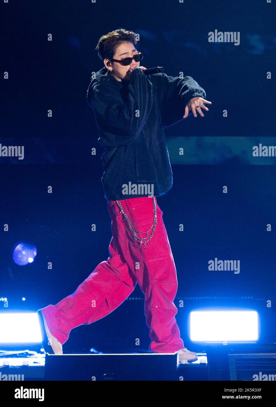 Seoul, South Korea. 7th Oct, 2022. South Korean rapper Jico, performs ...