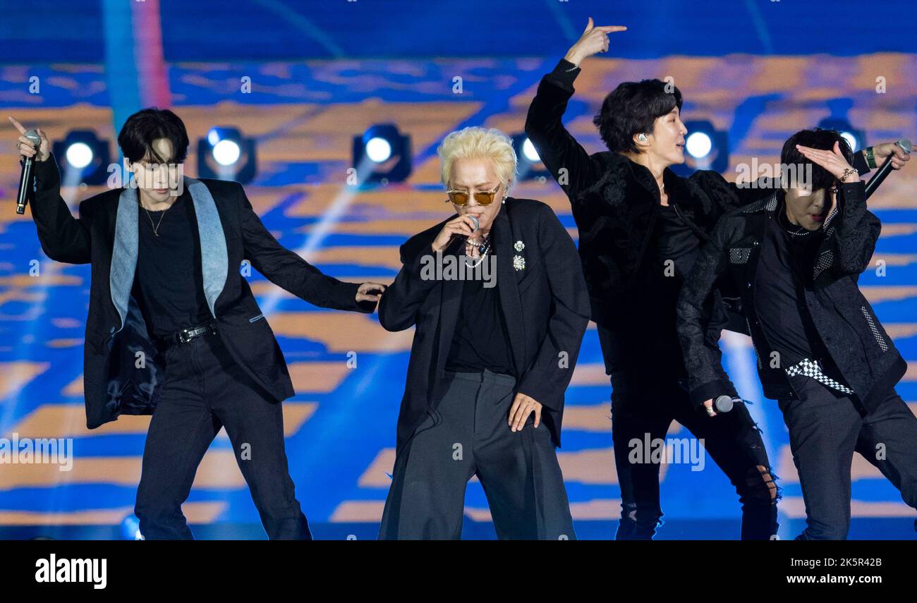 Seoul, South Korea. 7th Oct, 2022. South Korean K-Pop boy band Winner ...